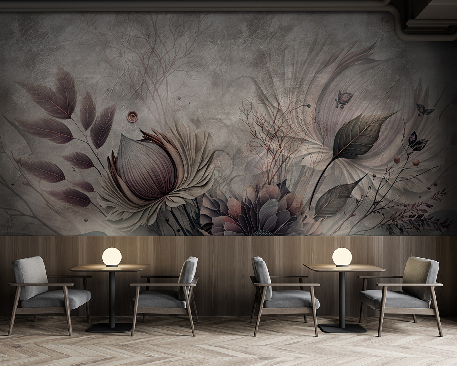 Papier peint La beauté subtile de la nature est mise en valeur ...